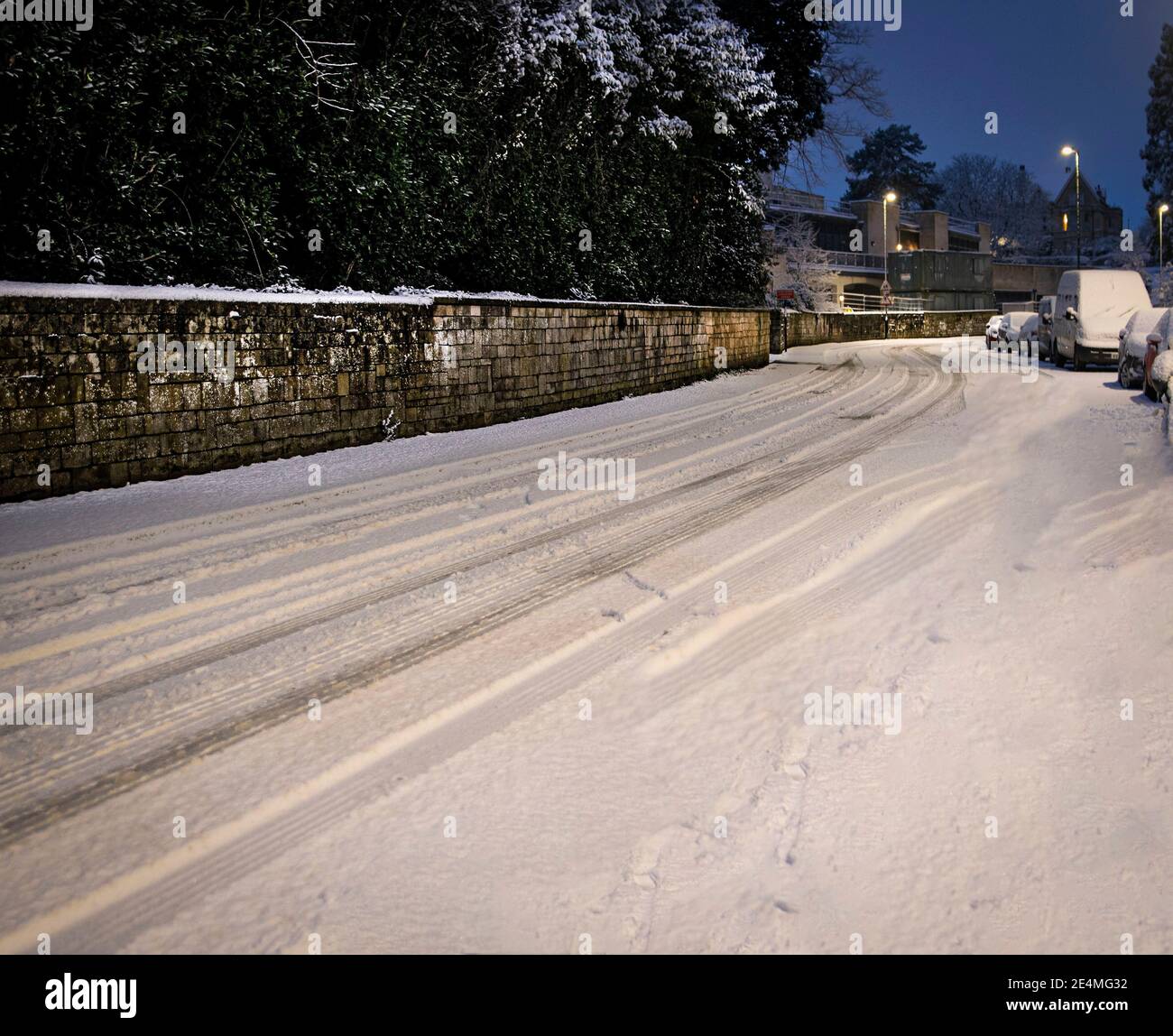 Snow in Bath/Snow 2021 Stock Photo - Alamy