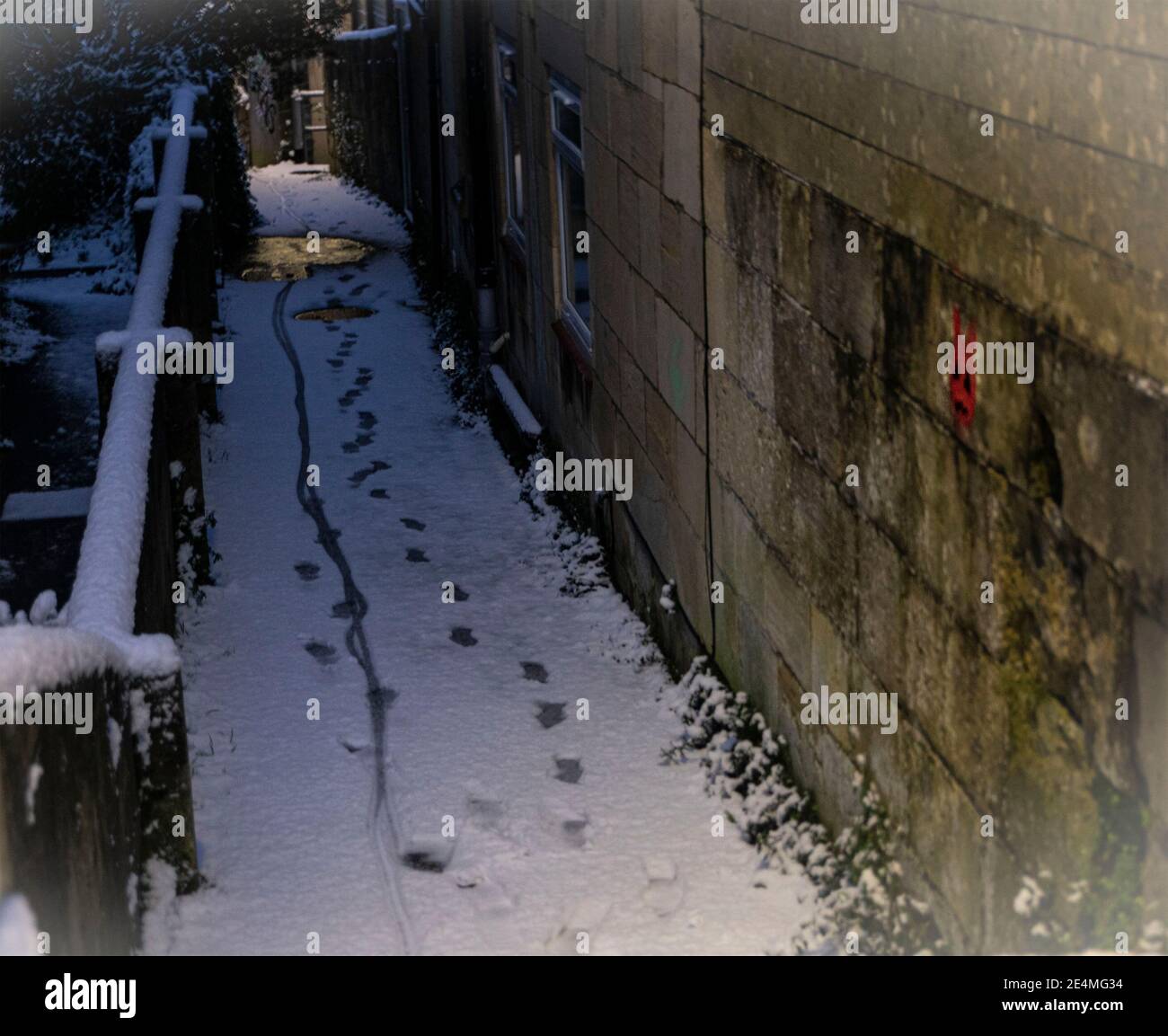 Snow in Bath/Snow 2021 Stock Photo - Alamy