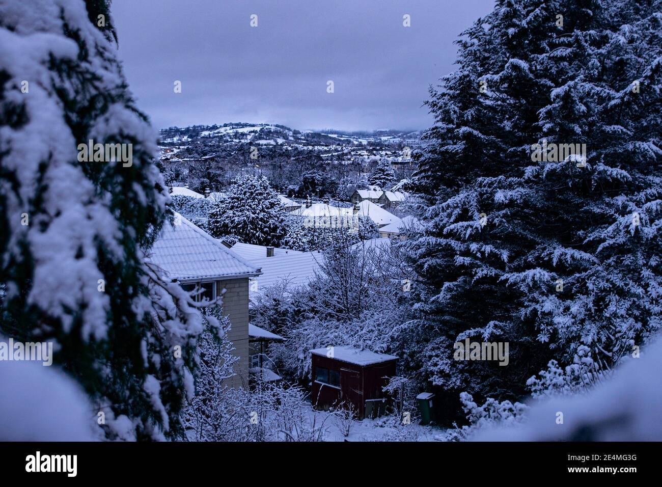 Snow in Bath/Snow 2021 Stock Photo - Alamy