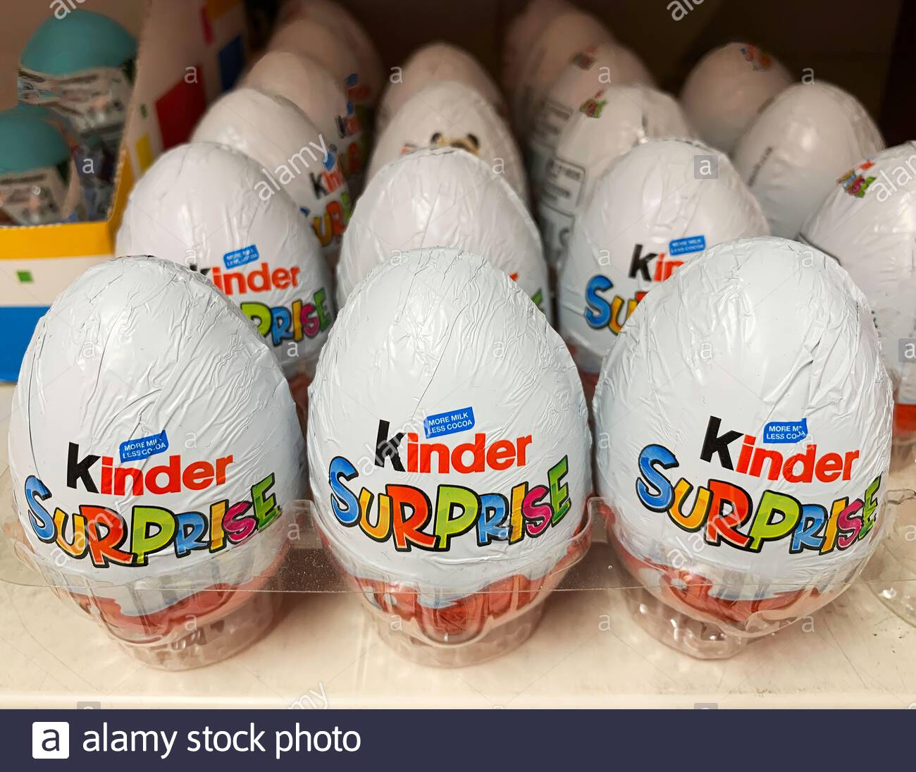 Kinder Chocolate Eggs High Resolution Stock Photography and Images - Alamy