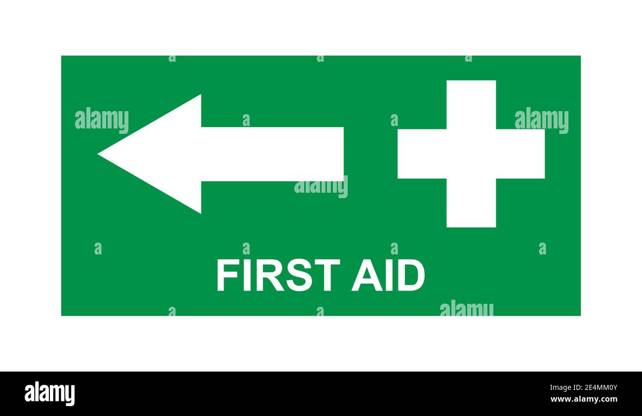 First aid sign, health cross medical symbol, medicine emergency ...