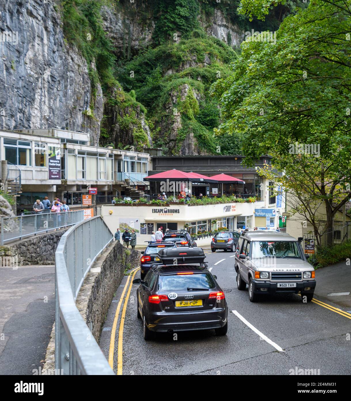 Cheddar gorge winding road hi-res stock photography and images - Alamy