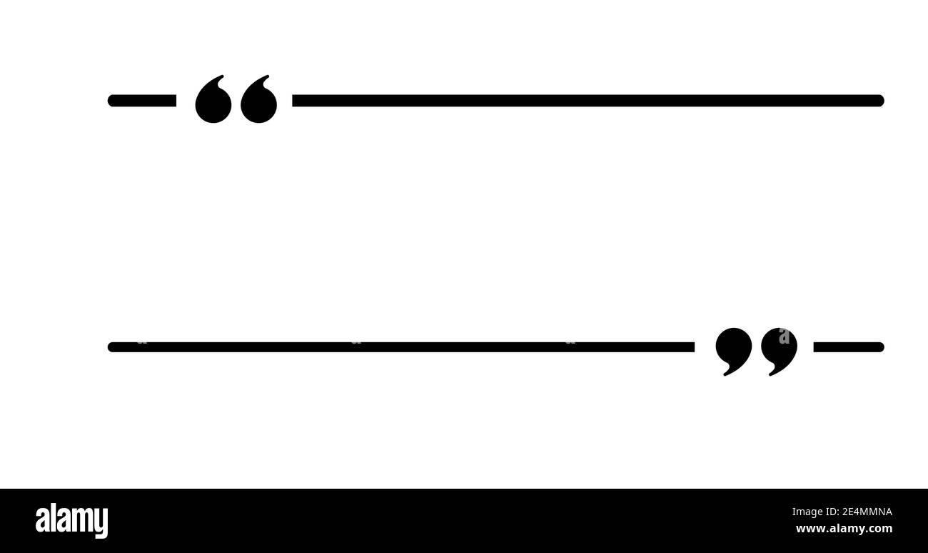 Quote text box frame. Quotation comment speech message texting template ...