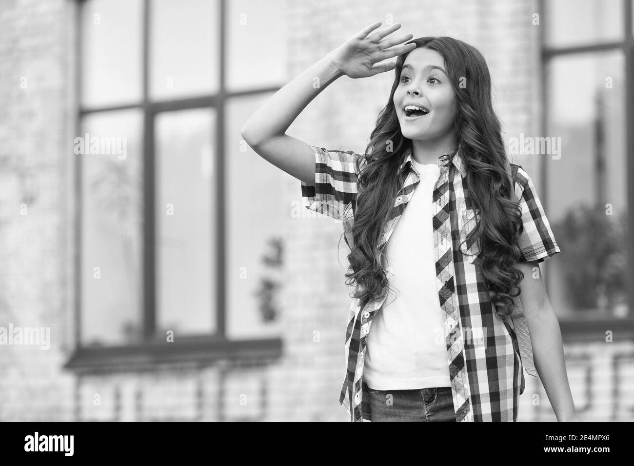 Surprising cute kid girl open hi-res stock photography and images - Alamy