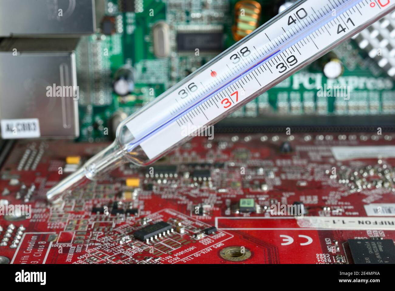 High fever temperature hi-res stock photography and images - Alamy