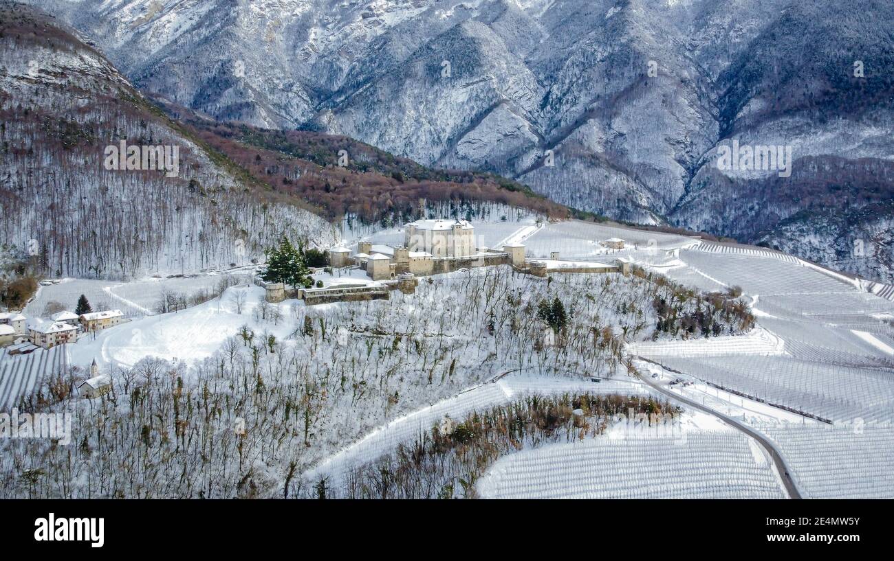 Thun Castle, Italy, Trentino Alto Adige, northern Italy, Europe ...