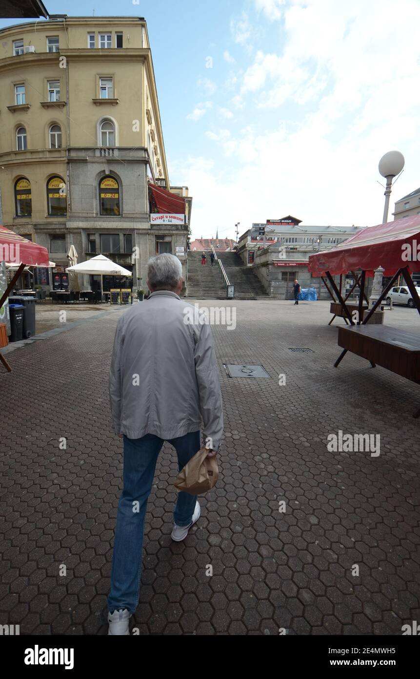 Daily life in Zagreb, Croatia Stock Photo - Alamy