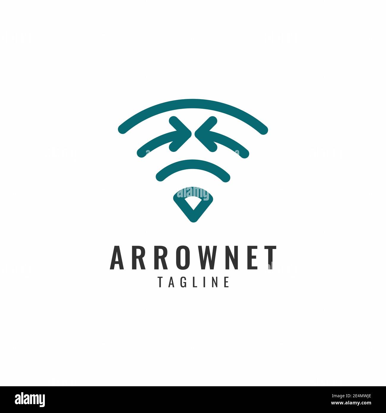 DOUBLE ARROW INTERNET NETWORK LOGO VECTOR TEMPLATE SUITABLE FOR NETWORK ...
