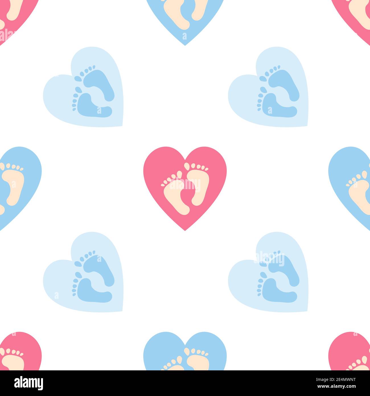 Pink And Blue Baby Background