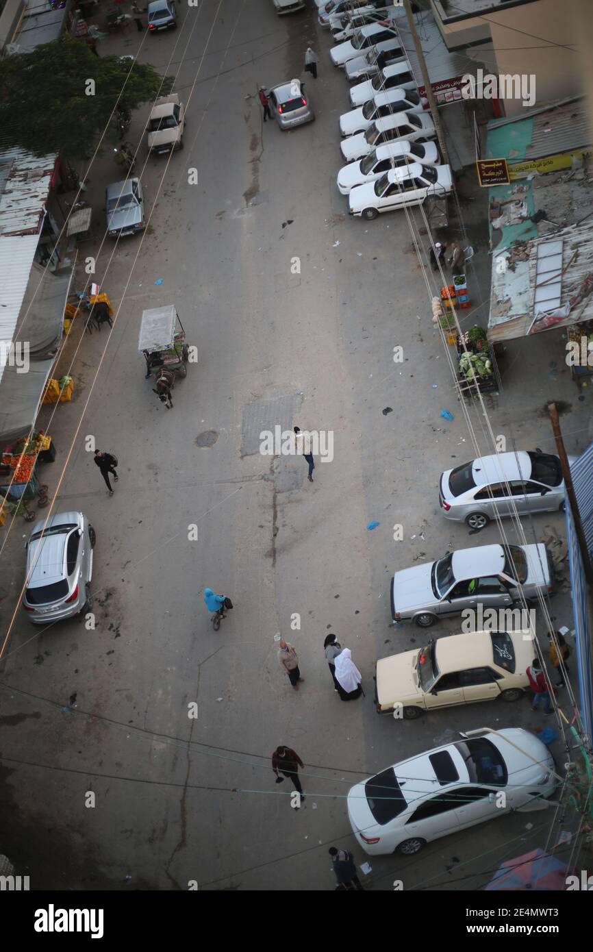 Deir Al-Balah, The Gaza Strip, Palestine. 24th Jan, 2021. Overview of ...