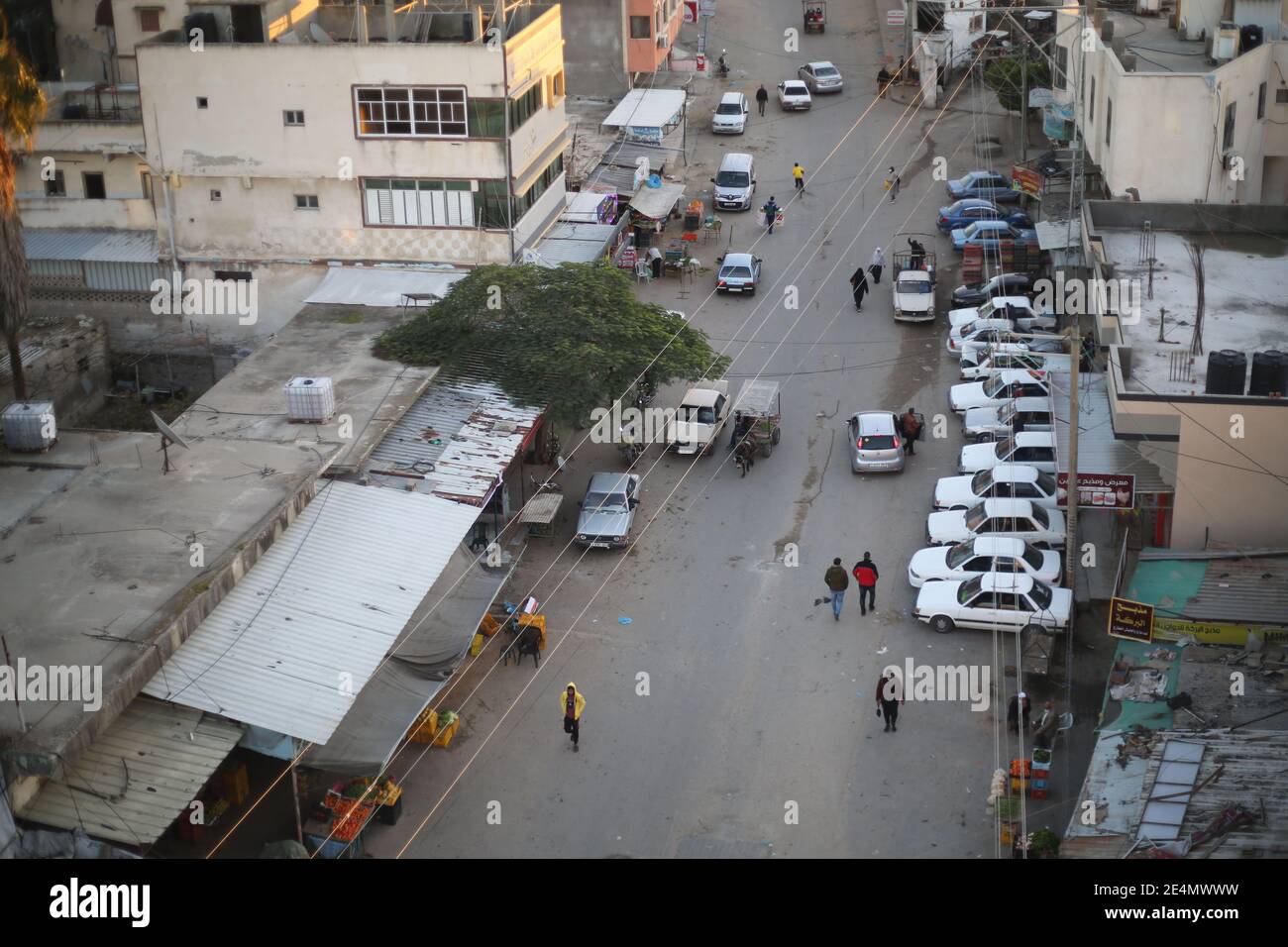 Deir Al-Balah, The Gaza Strip, Palestine. 24th Jan, 2021. Overview of ...