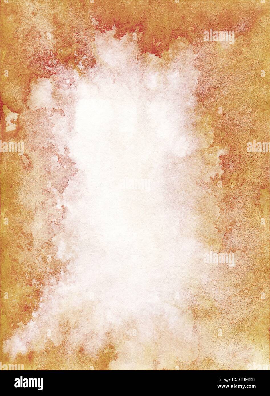 Watercolor texture cappuccino color, light ocher, coffee with milk ...