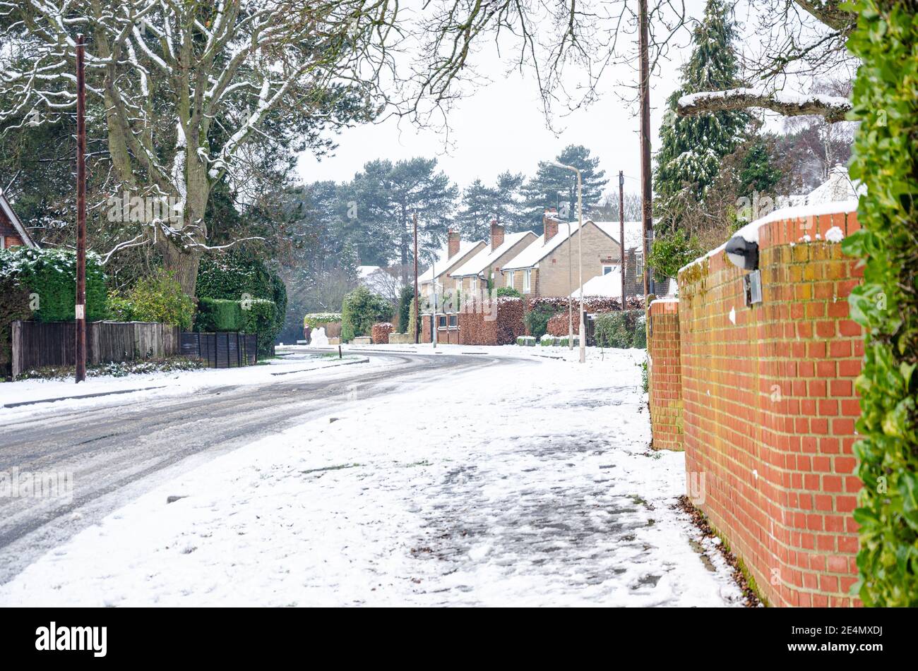 Slushy Snow Road High Resolution Stock Photography and Images - Alamy