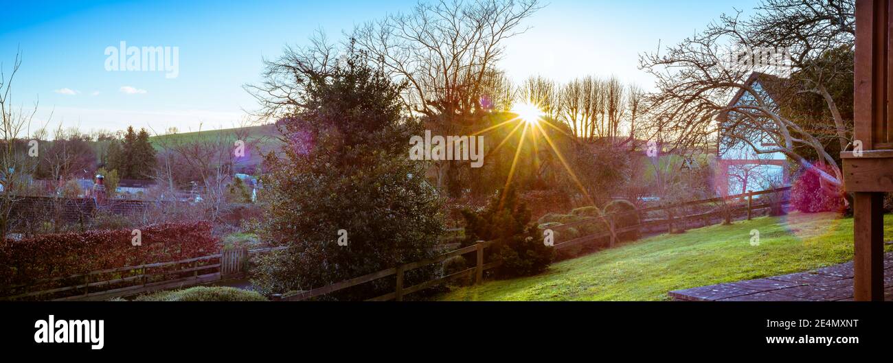 Village sunset uk hi-res stock photography and images - Alamy