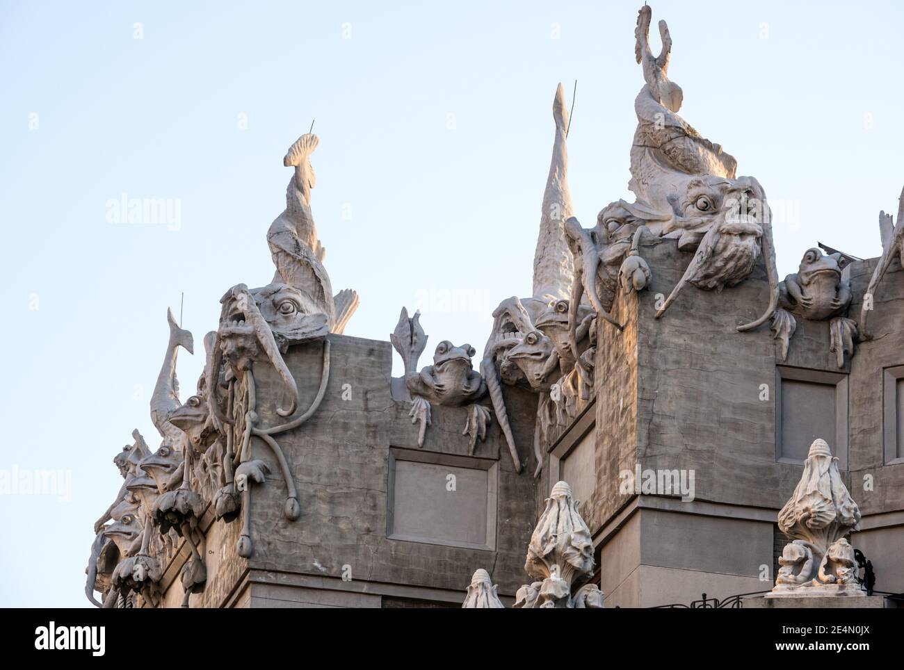 House with Chimaeras or Horodecki House in Kyiv centre, Ukraine capital ...