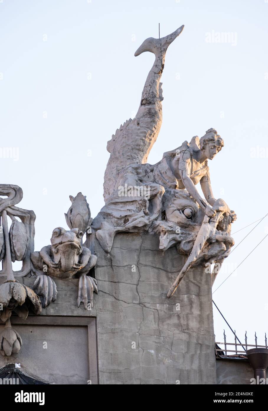 House with Chimaeras or Horodecki House in Kyiv centre, Ukraine capital ...