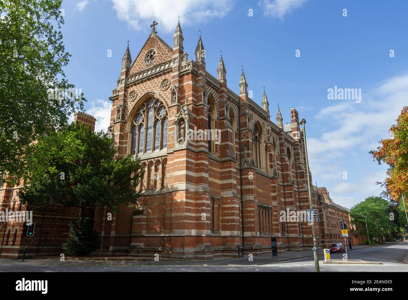 Parks Road view of Keble College Chapel, designed by William ...