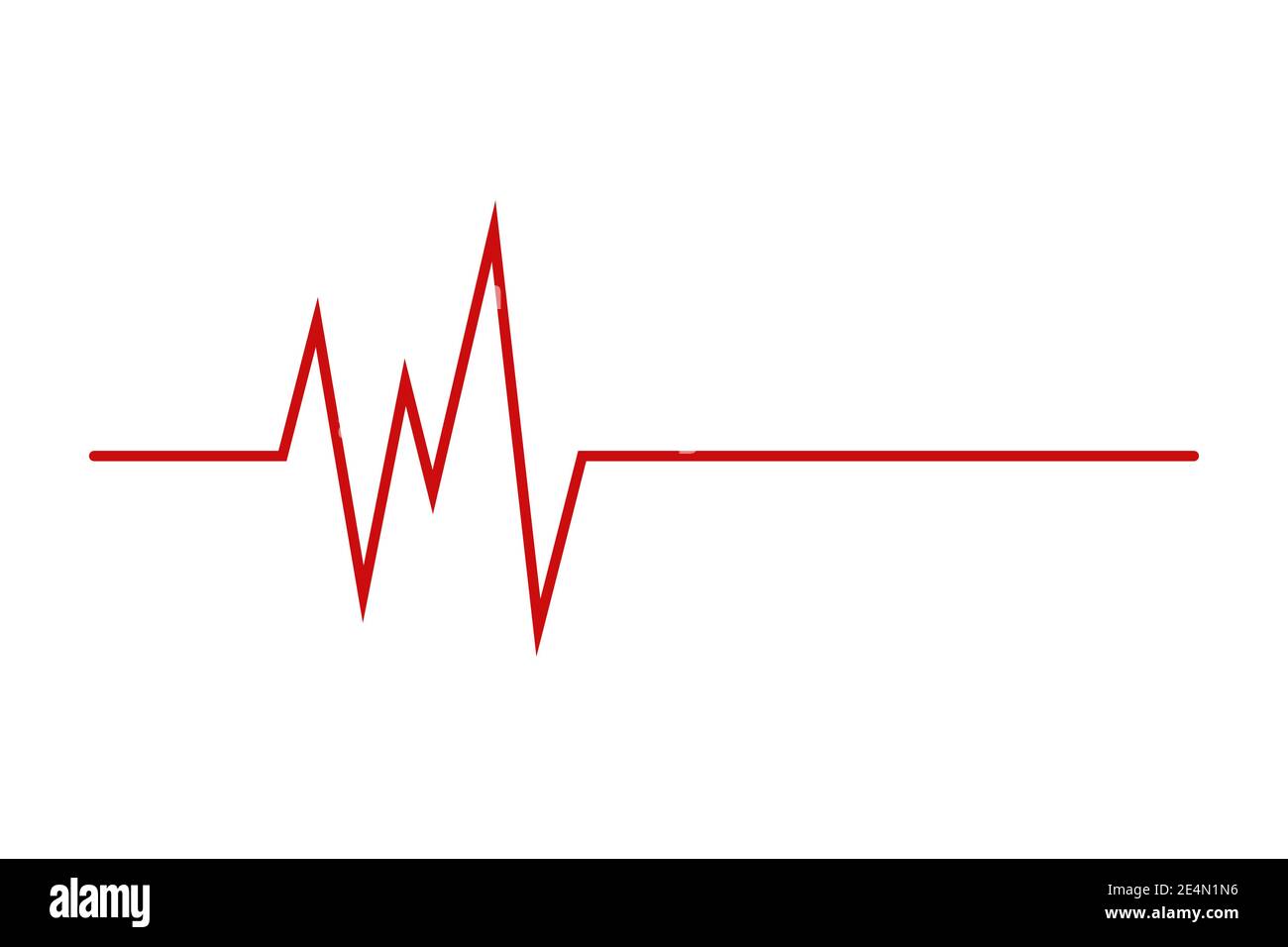 vector image of cardiogram icon on white background. EPS10 Stock Vector ...