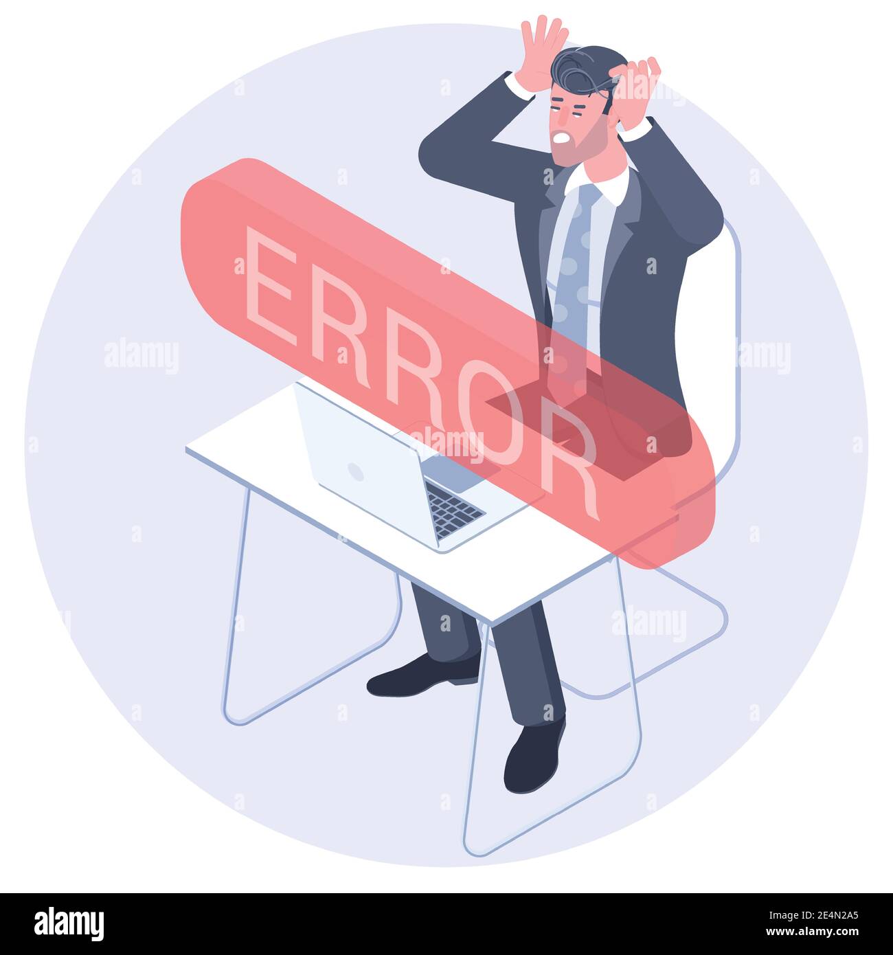 Annoyed frustrated Stock Vector Images - Alamy