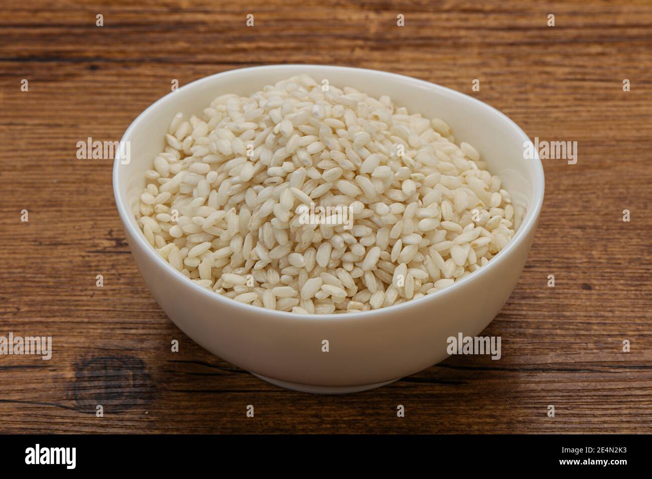 Raw Italian arborio rice for Risotto Stock Photo - Alamy