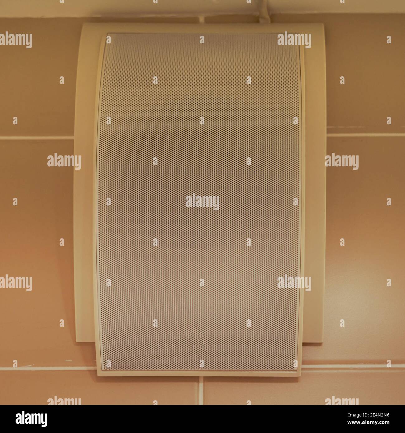 The system alerts about emergencies in the building, column loudspeaker ...