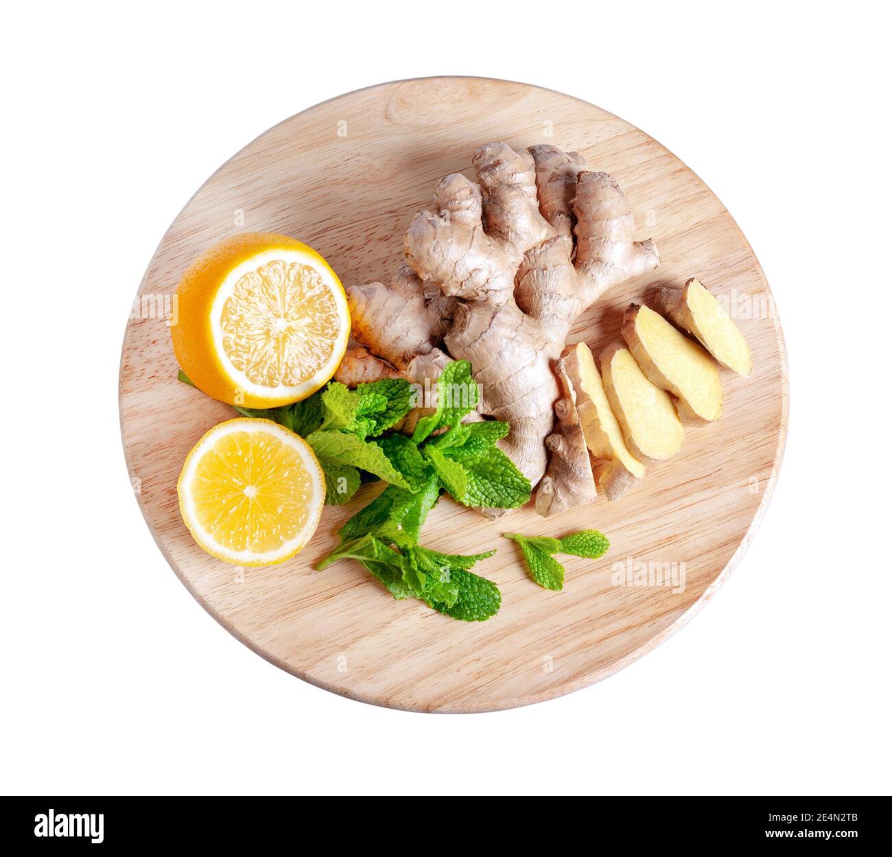 Healthy ingredients mint tea Cut Out Stock Images & Pictures - Alamy