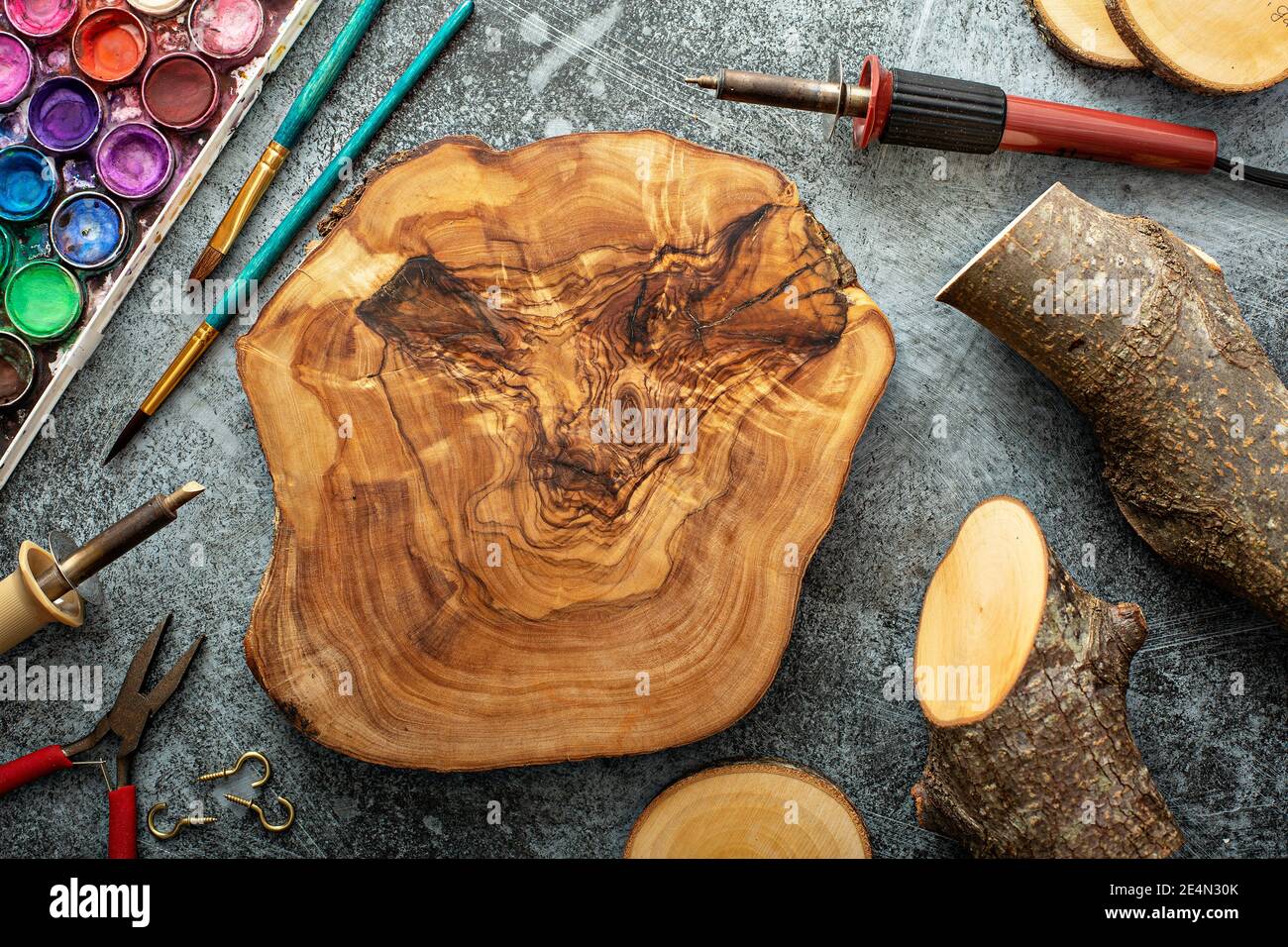 Pyrography design hi-res stock photography and images - Alamy