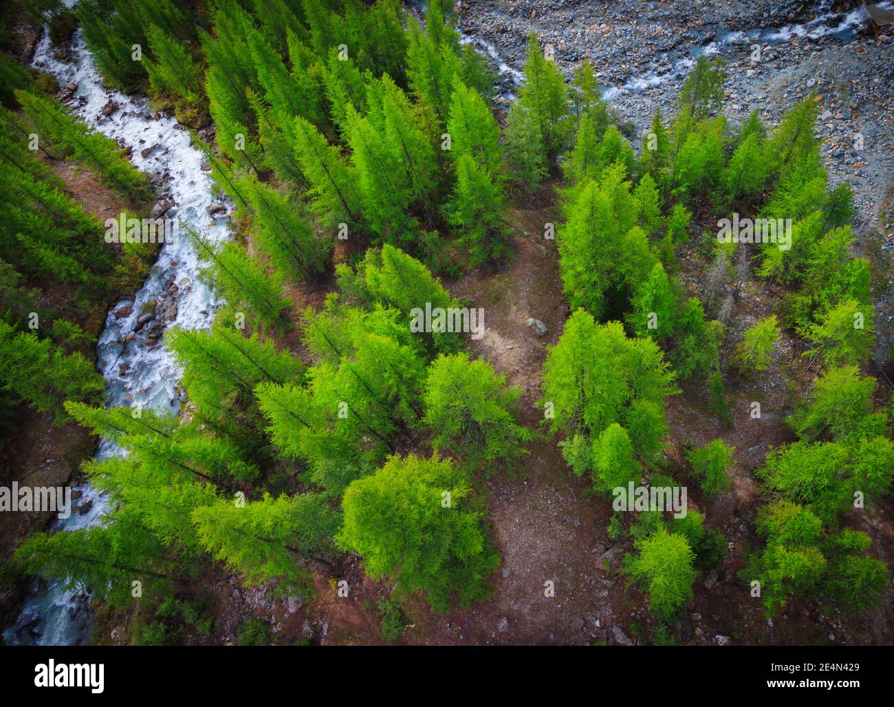 River air view hi-res stock photography and images - Alamy