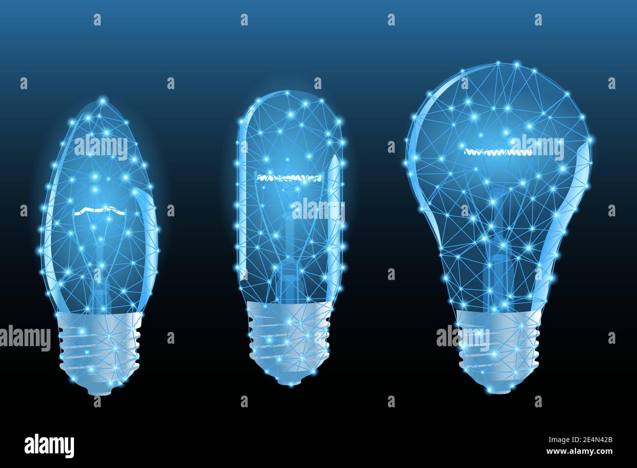 Vector illustration bulb shape hi-res stock photography and images - Alamy