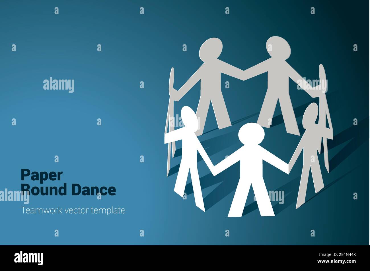 People hand in chain Stock Vector Images - Alamy