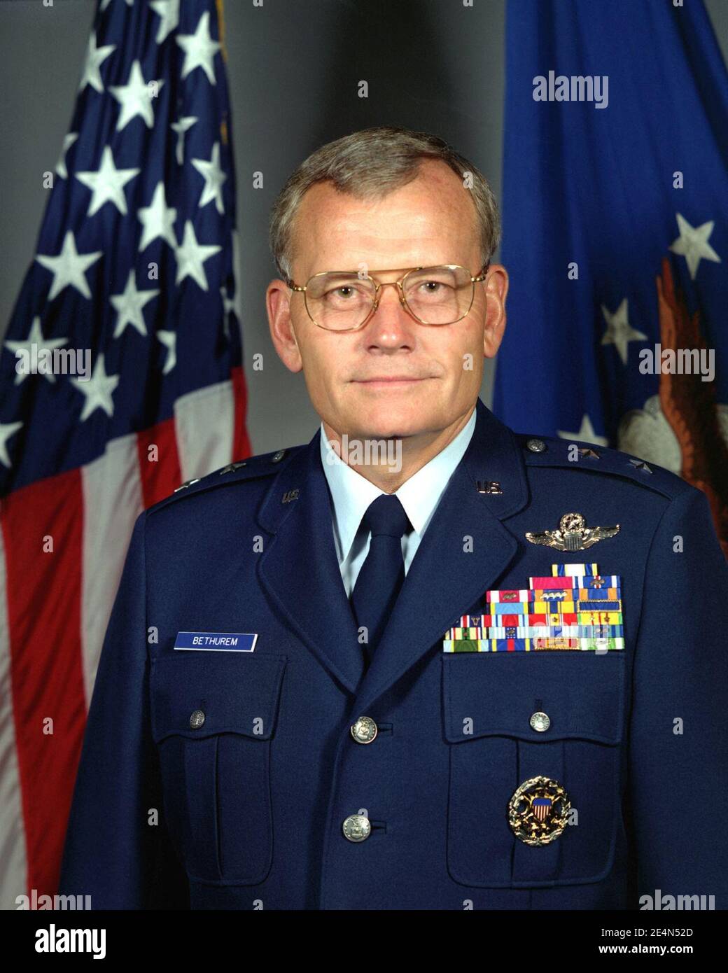 Maj Gen Richard C. Bethurem Stock Photo - Alamy