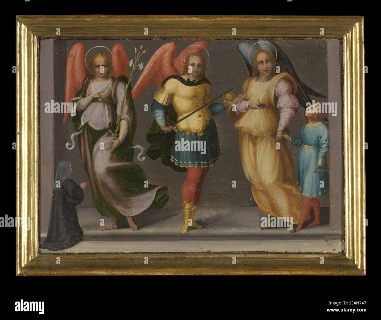 Archangels gabriel michael raphael hi-res stock photography and images ...