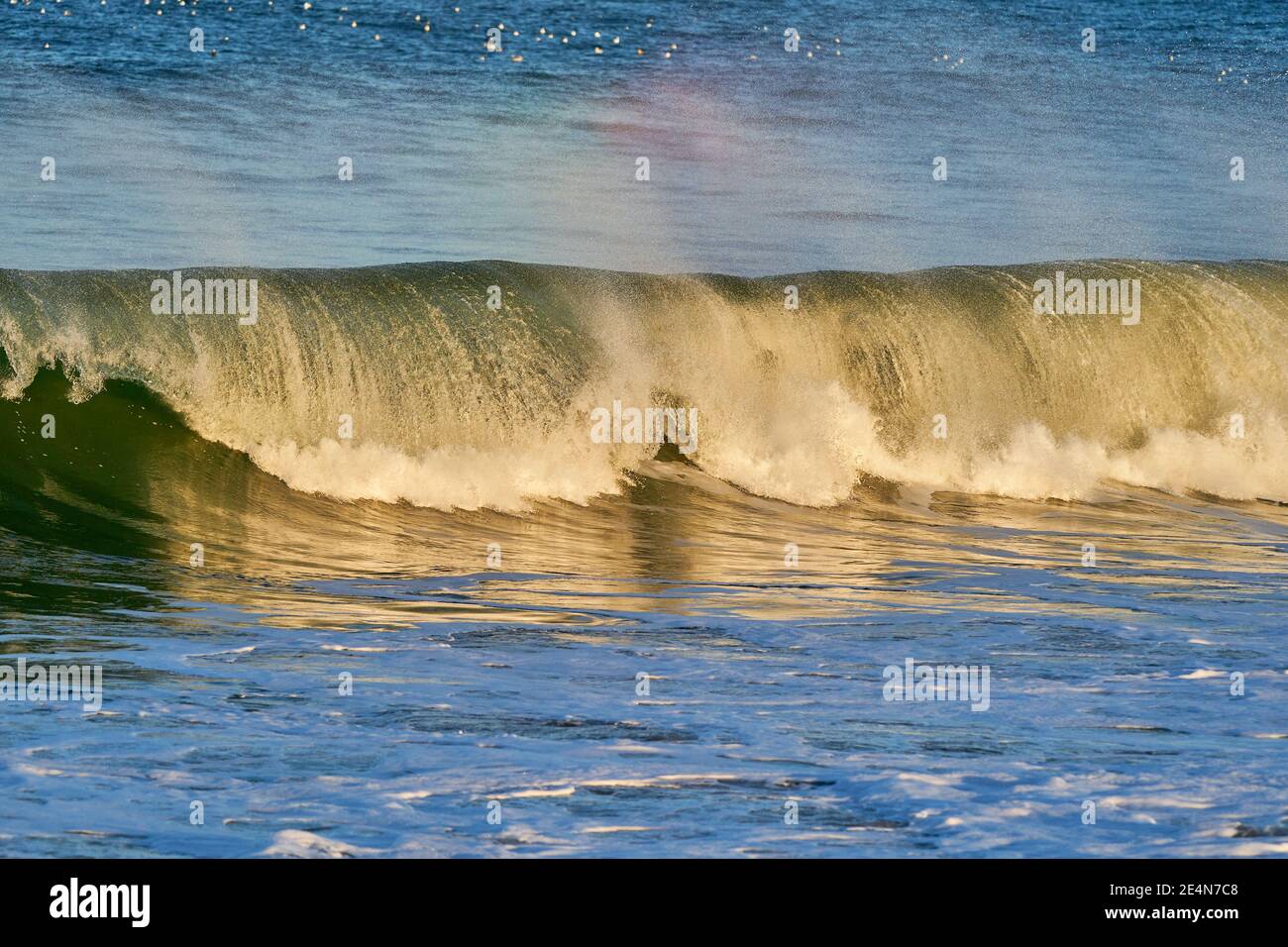 23 January 2021. Sandend Bay, Aberdeenshire, Scotland, UK. This is a ...