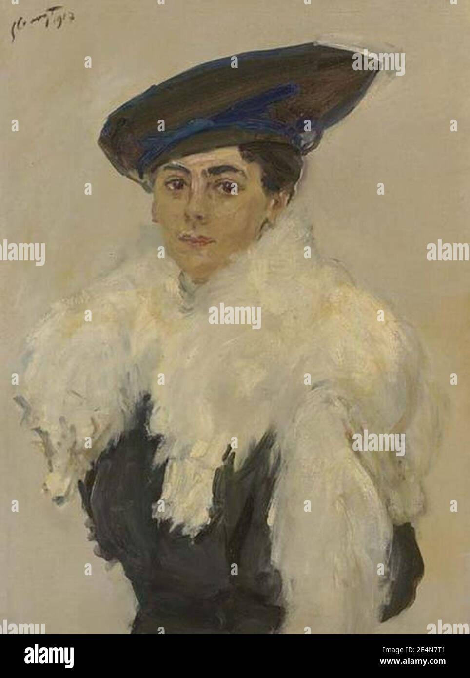 Max Slevogt (1868-1932), Portrait der Helen Lewin, Ehefrau von Leo ...