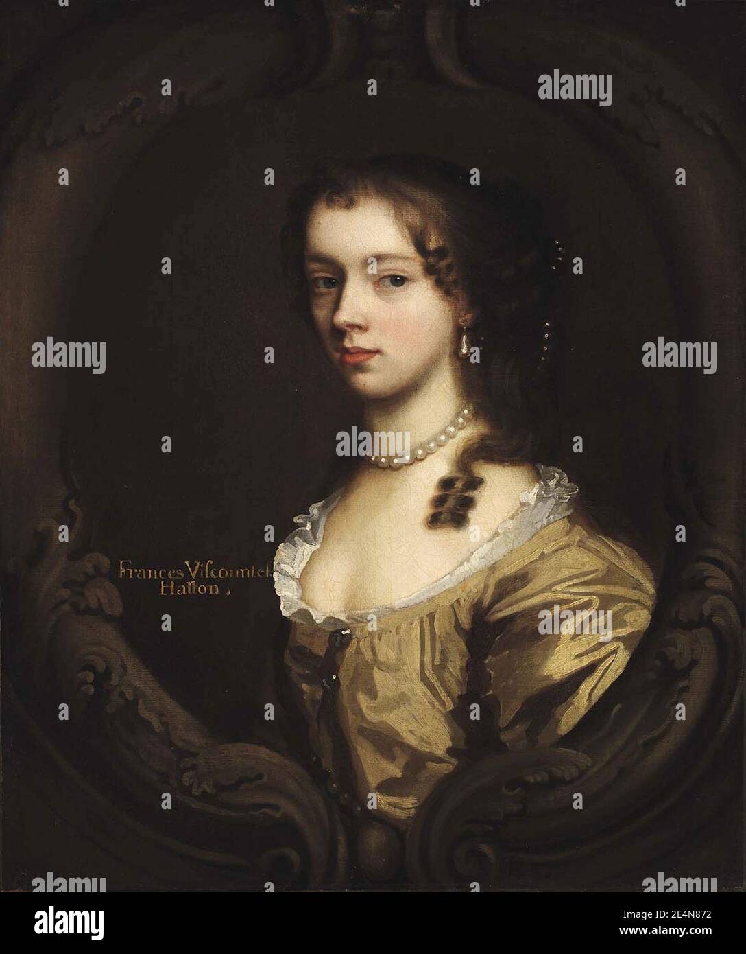 Mary Beale - Viscountess Frances Hatton Stock Photo - Alamy