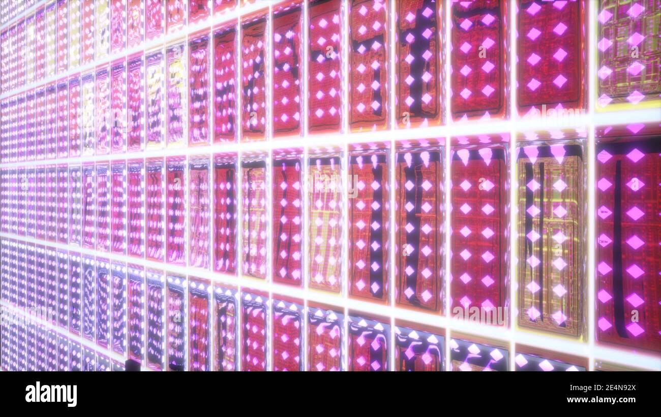 Big data Data server Future technology concept Server room Modern ...