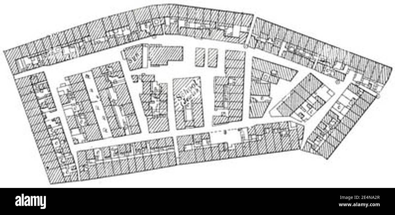 Mea shearim map Stock Photo - Alamy