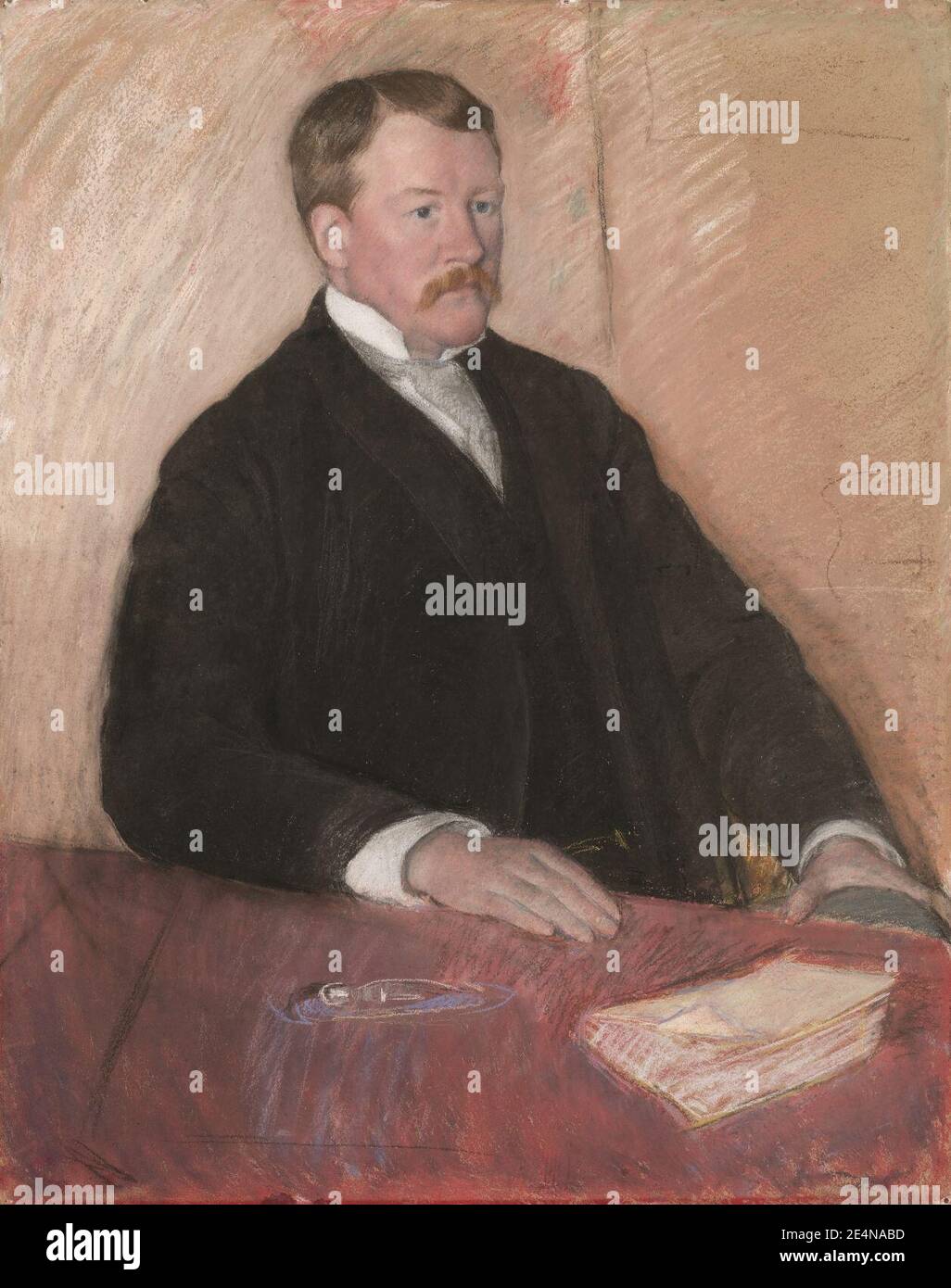 Mary Cassatt - Portrait of Alexander J. Cassatt Stock Photo - Alamy