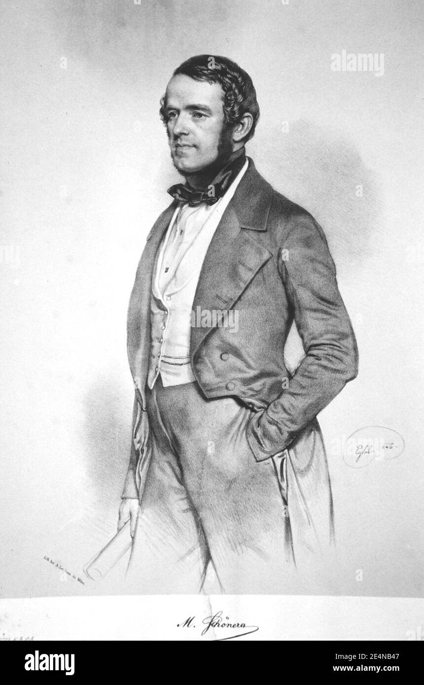 Matthias von Schönerer Litho Stock Photo - Alamy