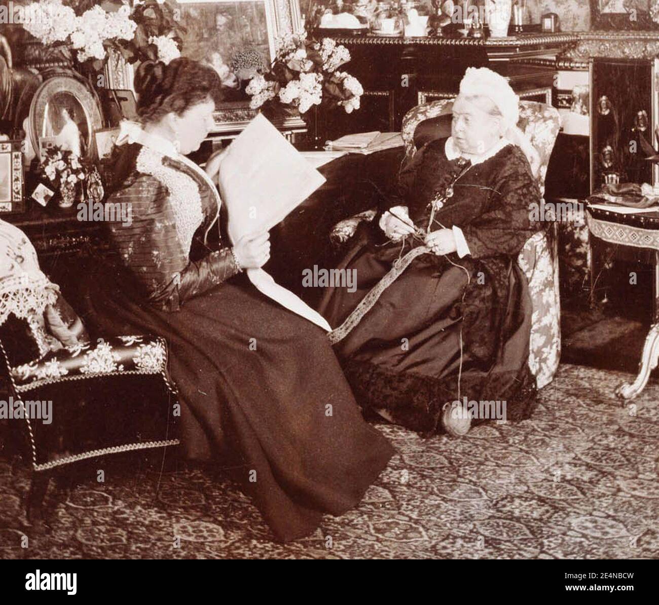 Mary Steen Victoria Beatrice Windsor 1895 (cropped Stock Photo - Alamy