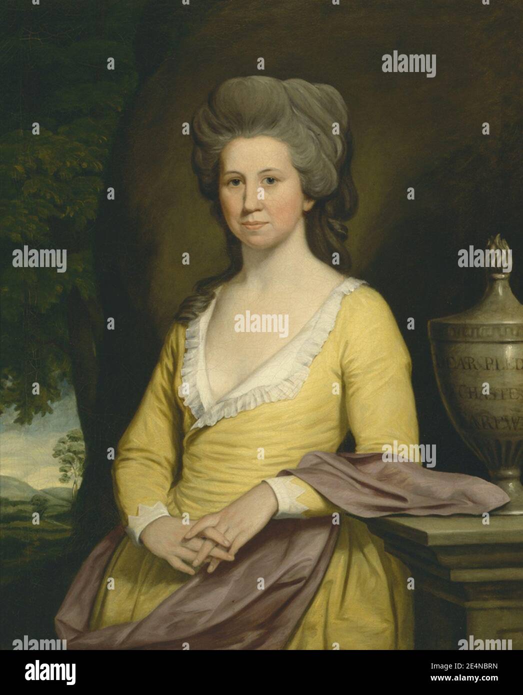 Matthew Pratt - Mrs. Samuel Powel PAFA1912.12 Stock Photo - Alamy