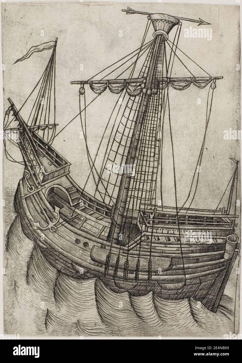 Master W with the Key ship Stock Photo - Alamy