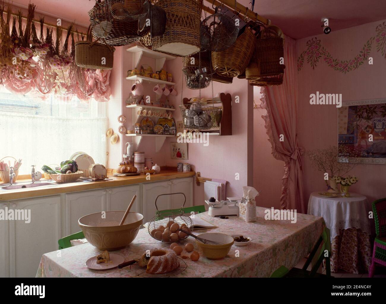 Pink Cottage Kitchens