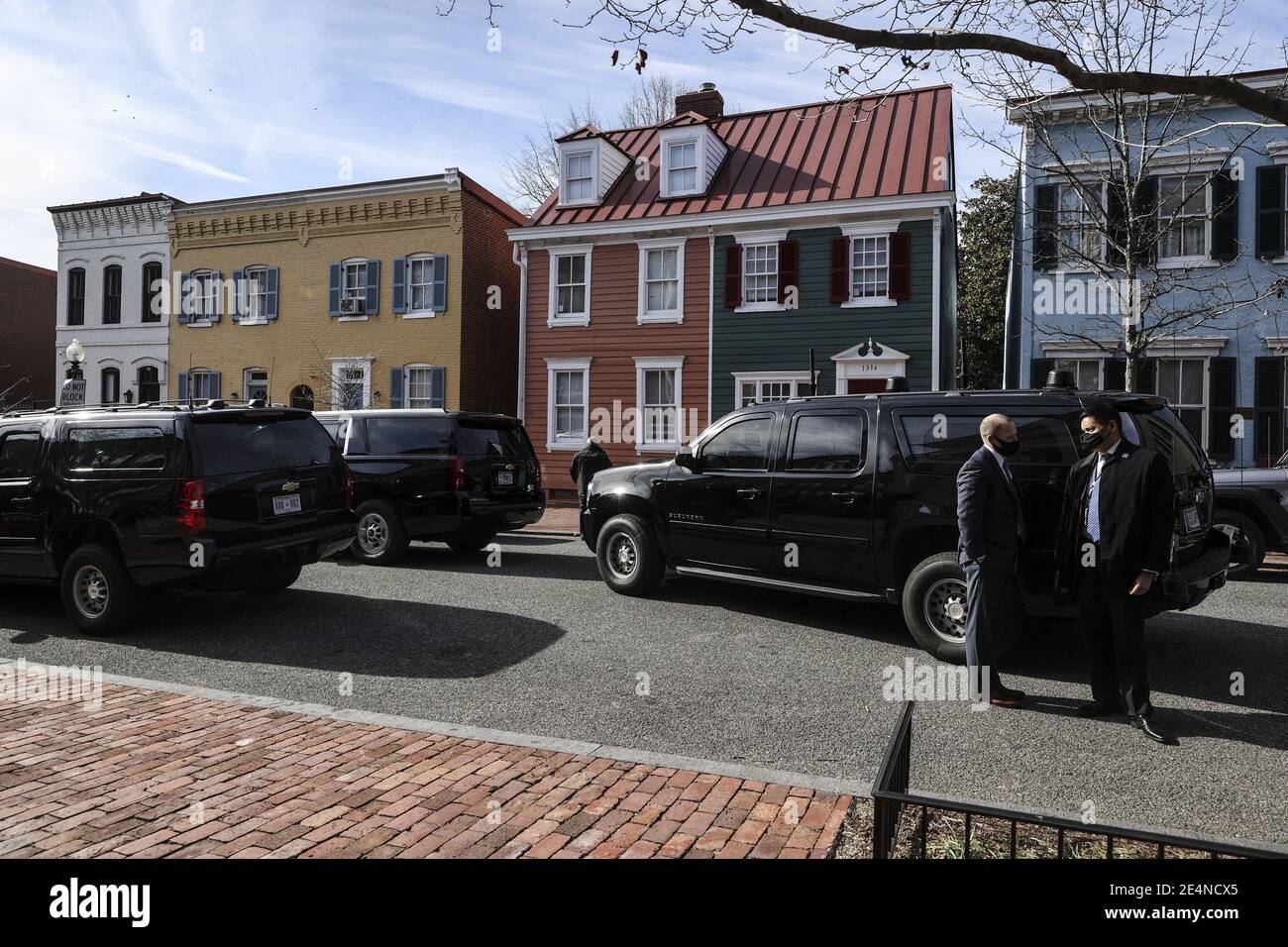 Potus motorcade hi-res stock photography and images - Alamy