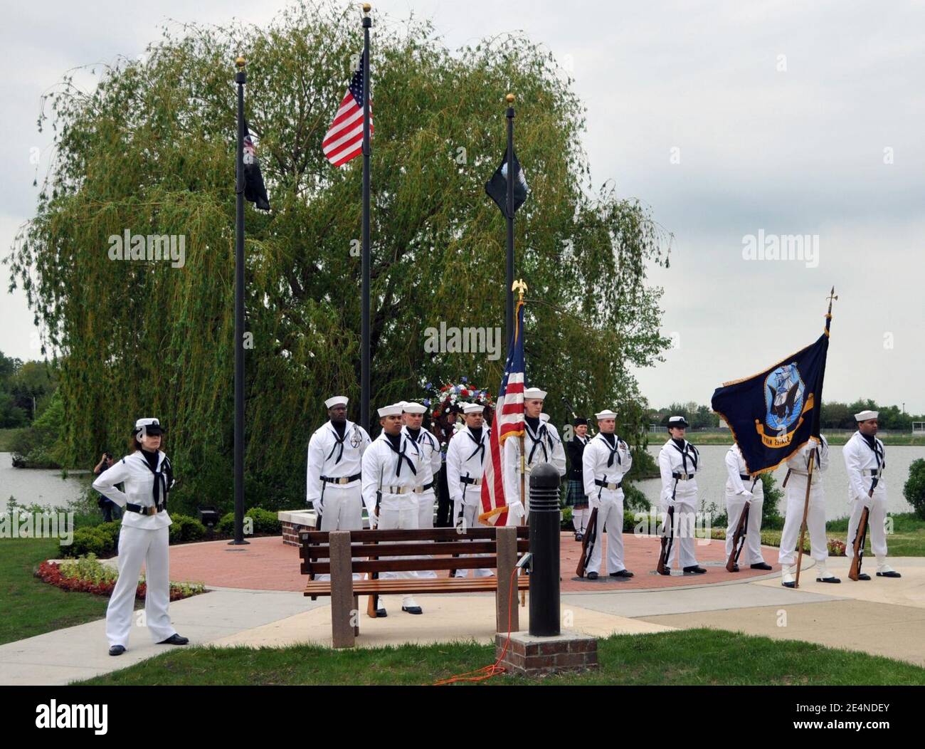 Memorial Day service Stock Photo - Alamy