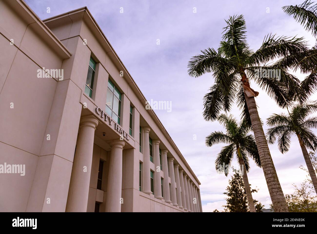 Homestead city hall in Homestead Florida Stock Photo - Alamy