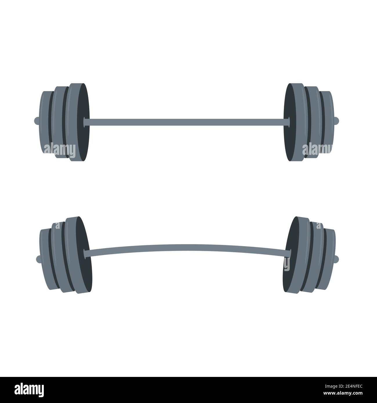 Barbell illustration hi-res stock photography and images - Alamy