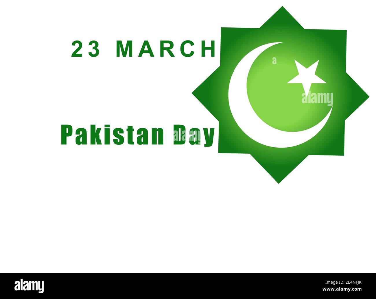 Pakistan Resolution Day, 23rd of March, with creative design ...