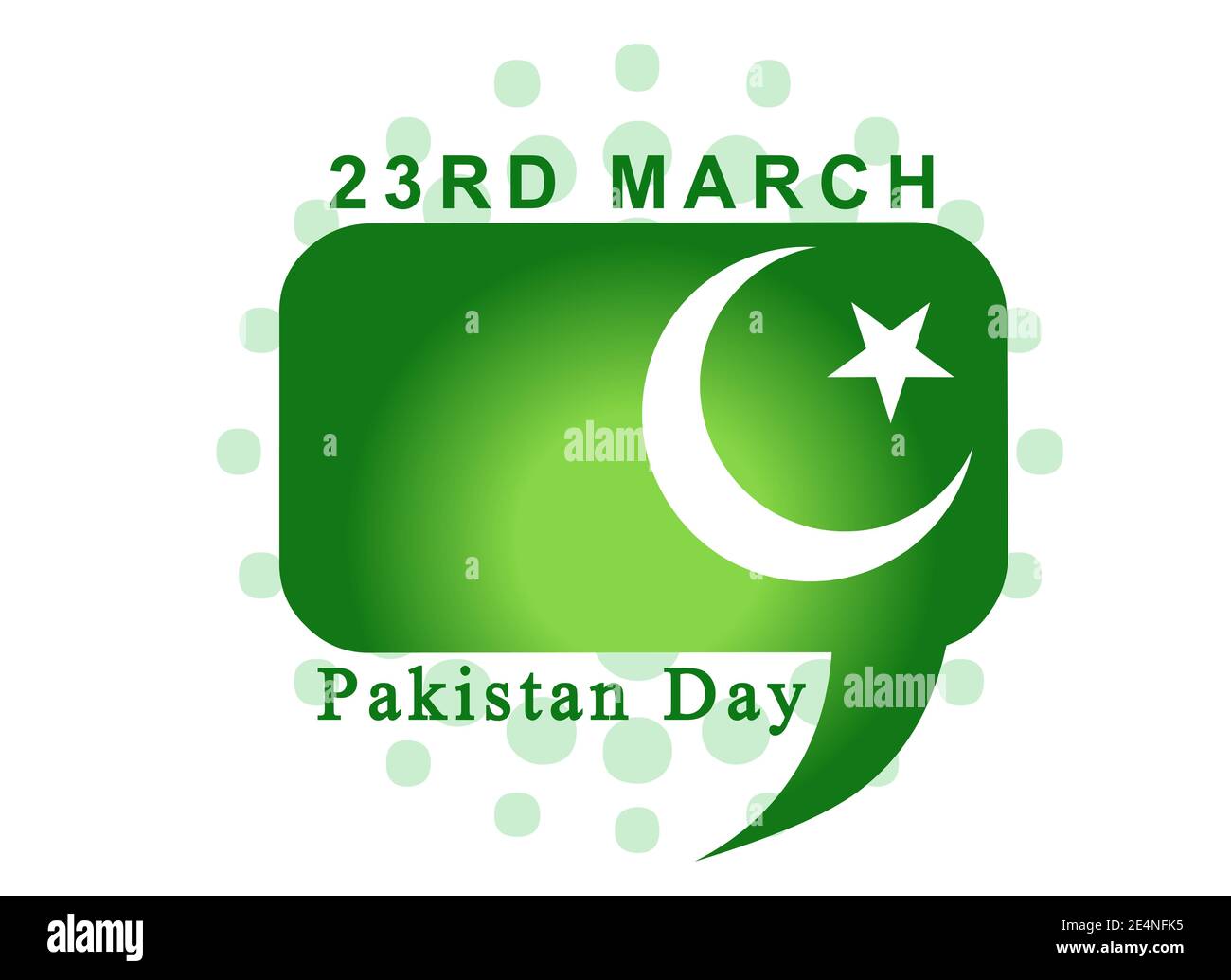 Pakistan Resolution Day, 23rd of March, with creative design ...