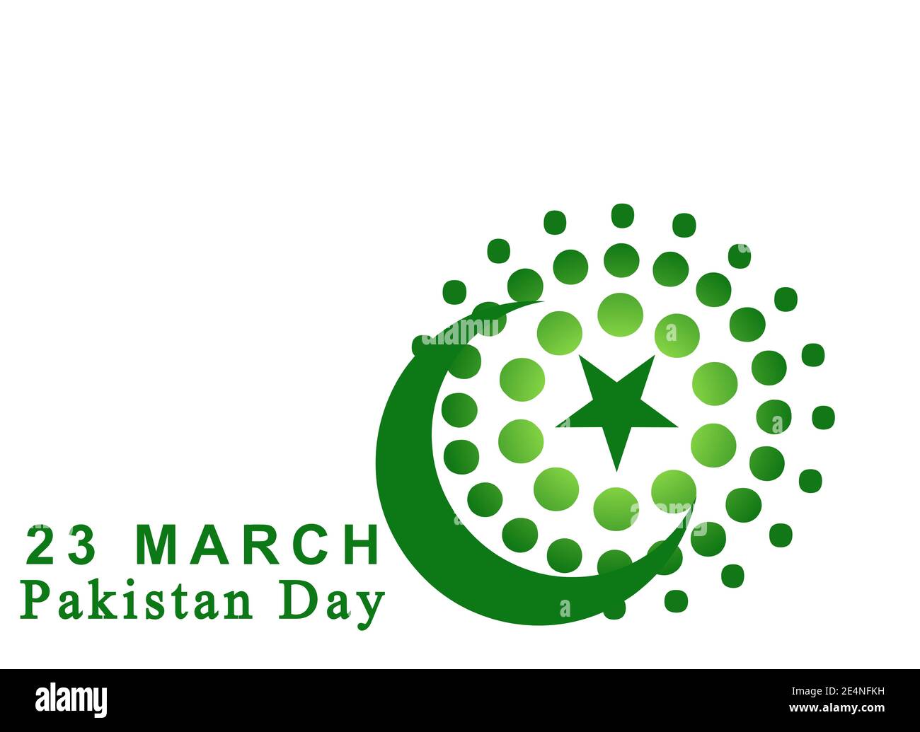 Pakistan Resolution Day, 23rd of March, with creative design ...